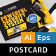 Security Systems PostCard Template, Print Templates | GraphicRiver