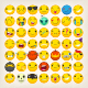 Collection of Yellow Face Emoticons and Emoji Icons, Vectors | GraphicRiver