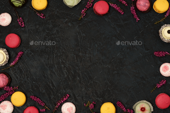 assorted sweets background Stock Photo by annakhomulo | PhotoDune
