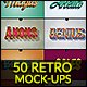 50 HD Retro Mock-Up Styles - Bundle vol 01, Add-ons | GraphicRiver