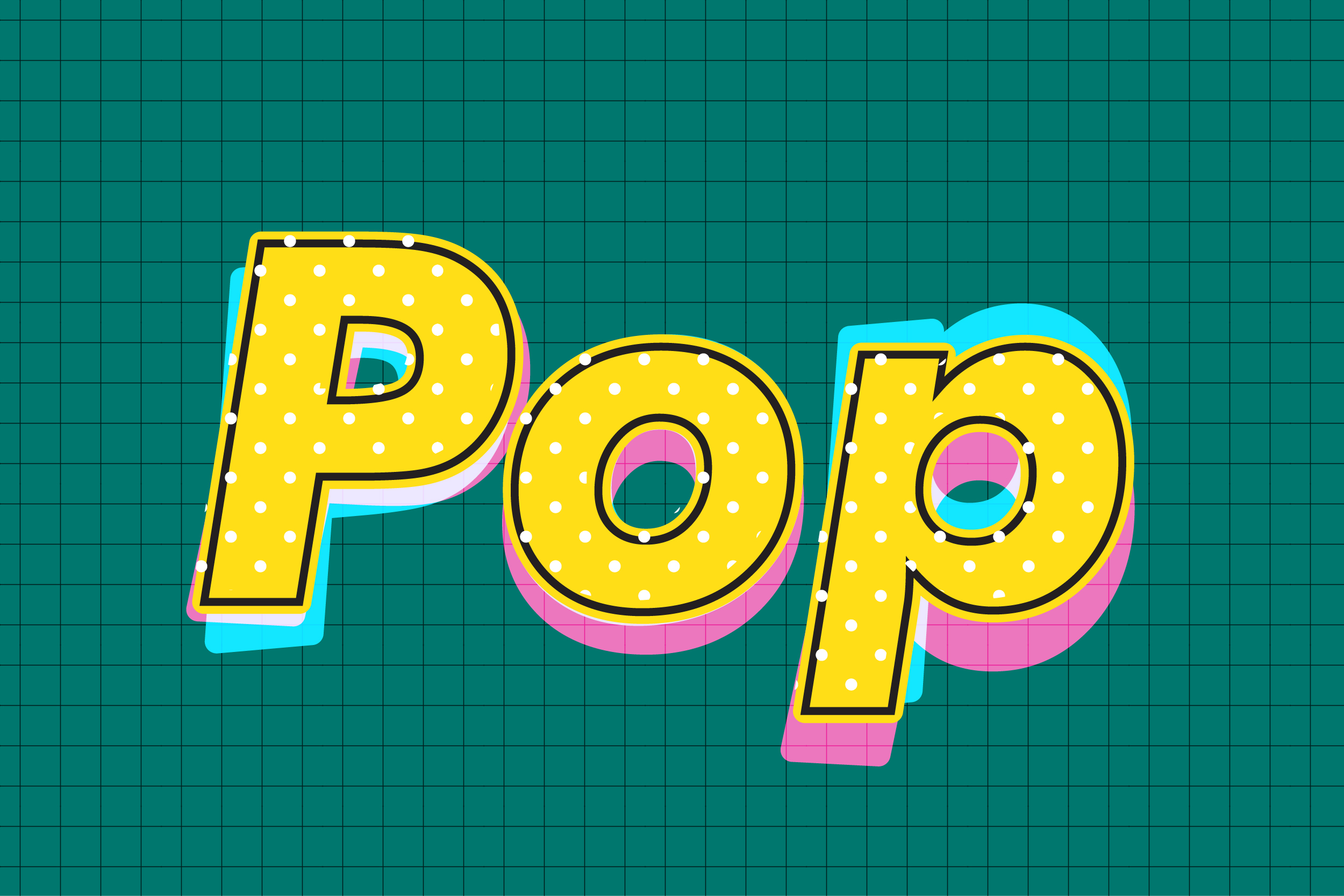 Pop Art Text Effect for Illustrator, Add-ons | GraphicRiver