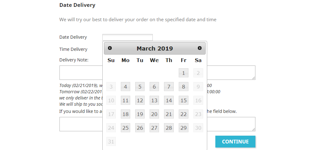 Delivery Date Plus – Allow to Choose Order Delivery Time & Date ...