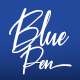 Blue Pen Script, Fonts | GraphicRiver