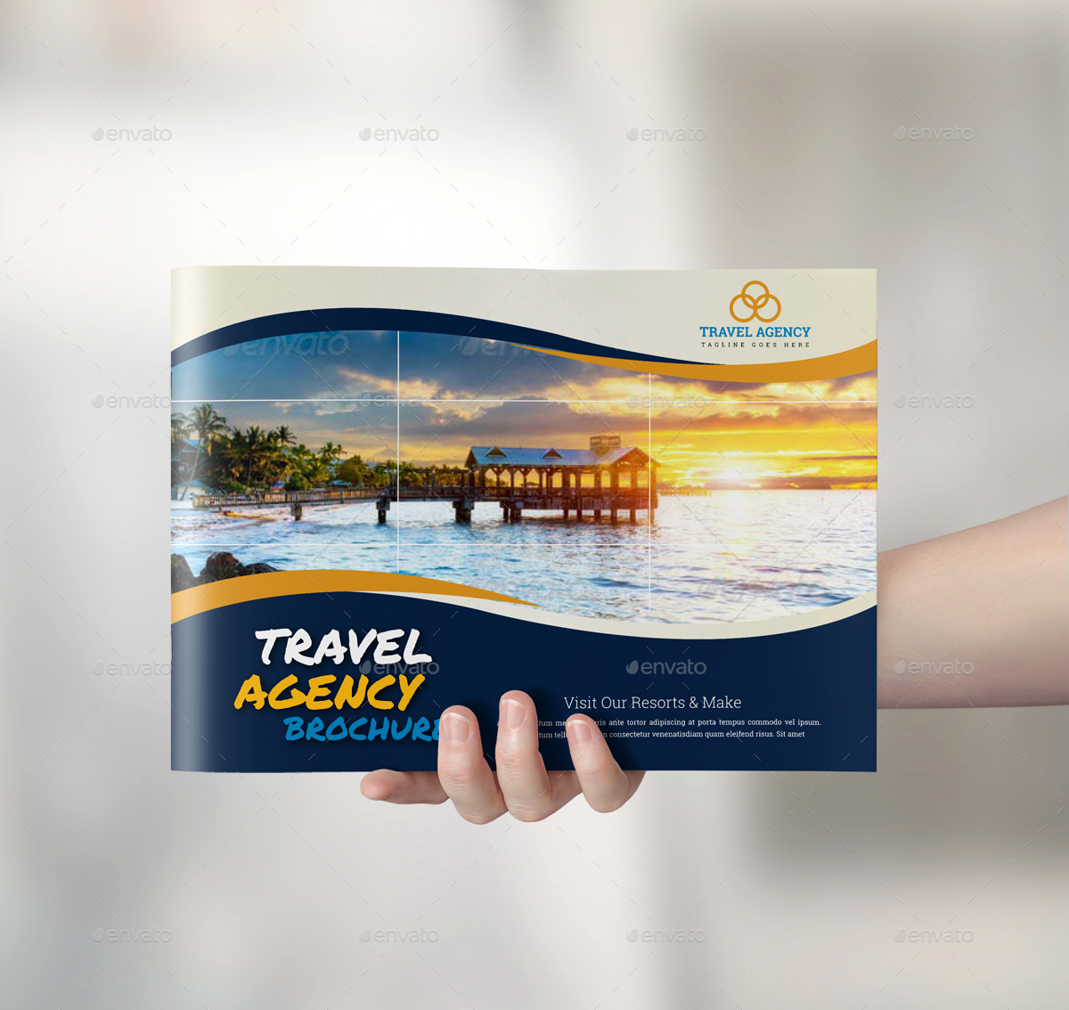 Travel Agency Brochure Catalog InDesign Template v8, Print Templates