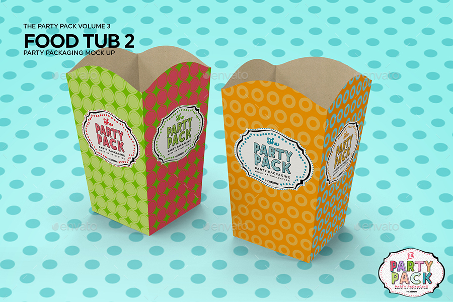 The Party Pack Packaging Mock Ups 3, Graphics | GraphicRiver
