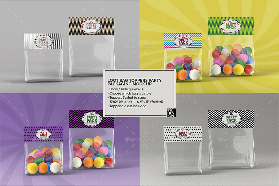 The Party Pack Packaging MockUps 4, Graphics | GraphicRiver