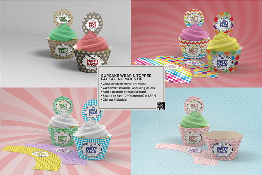 The Party Pack Packaging MockUps 4, Graphics | GraphicRiver