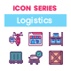 Logistics Icons by Krafted | GraphicRiver