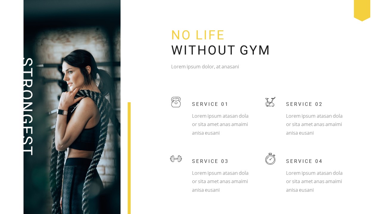 Gymbaran - Gym PowerPoint Template, Presentation Templates | GraphicRiver
