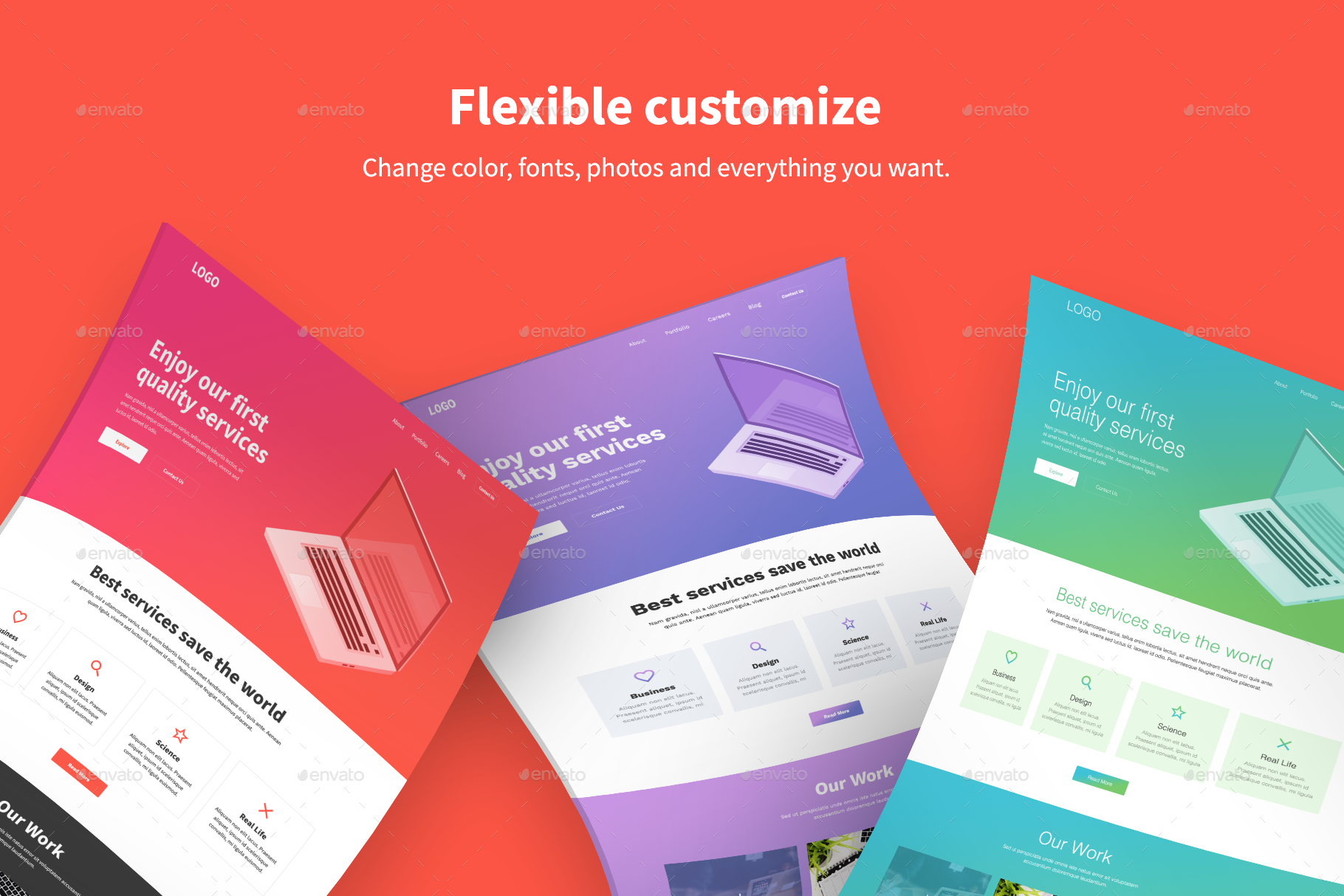 Aron Web UI Kit, Web Elements | GraphicRiver