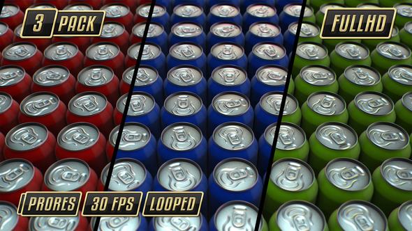 Rotating Cans, Motion Graphics | VideoHive
