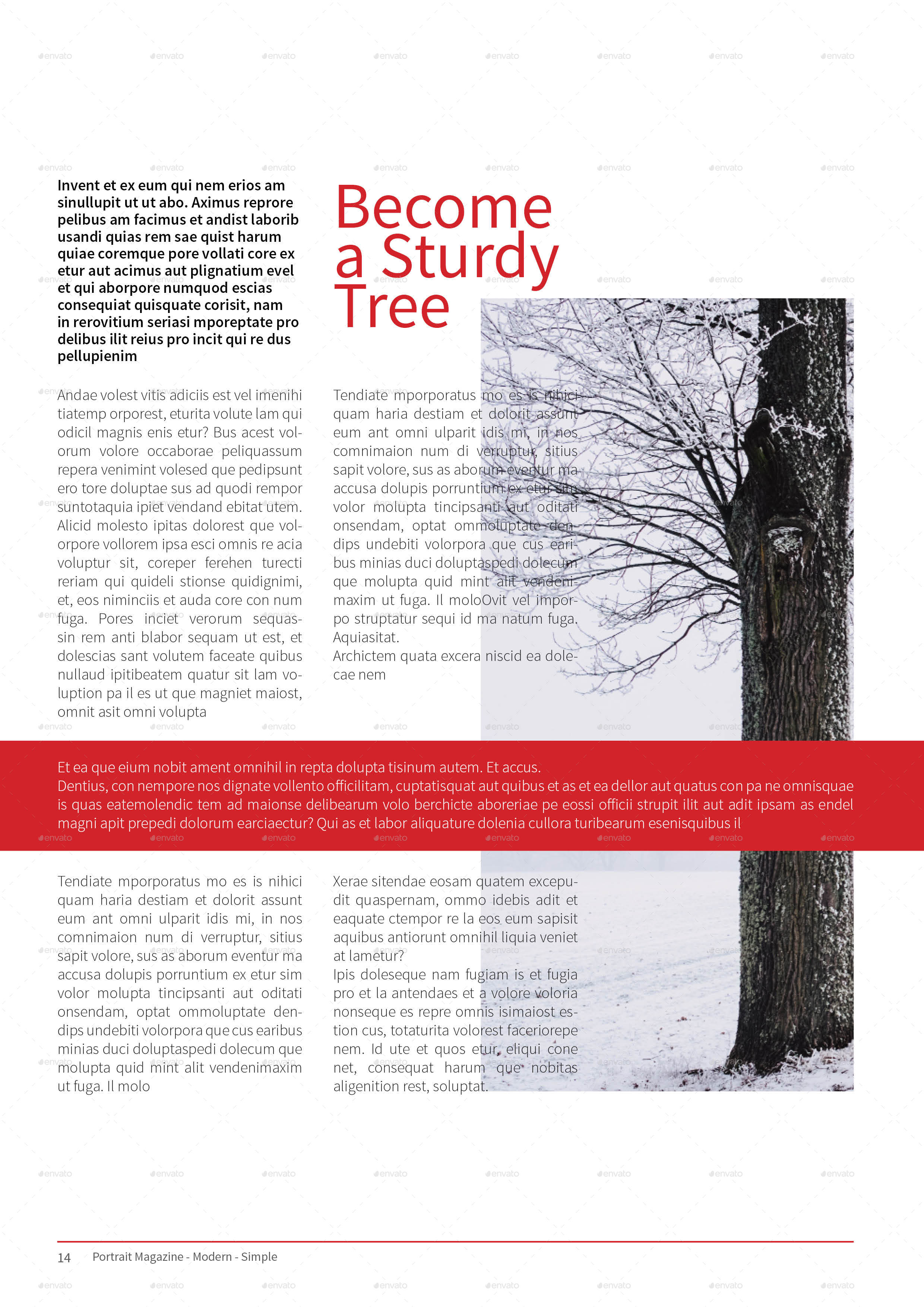 Question Magazine Template, Print Templates | GraphicRiver