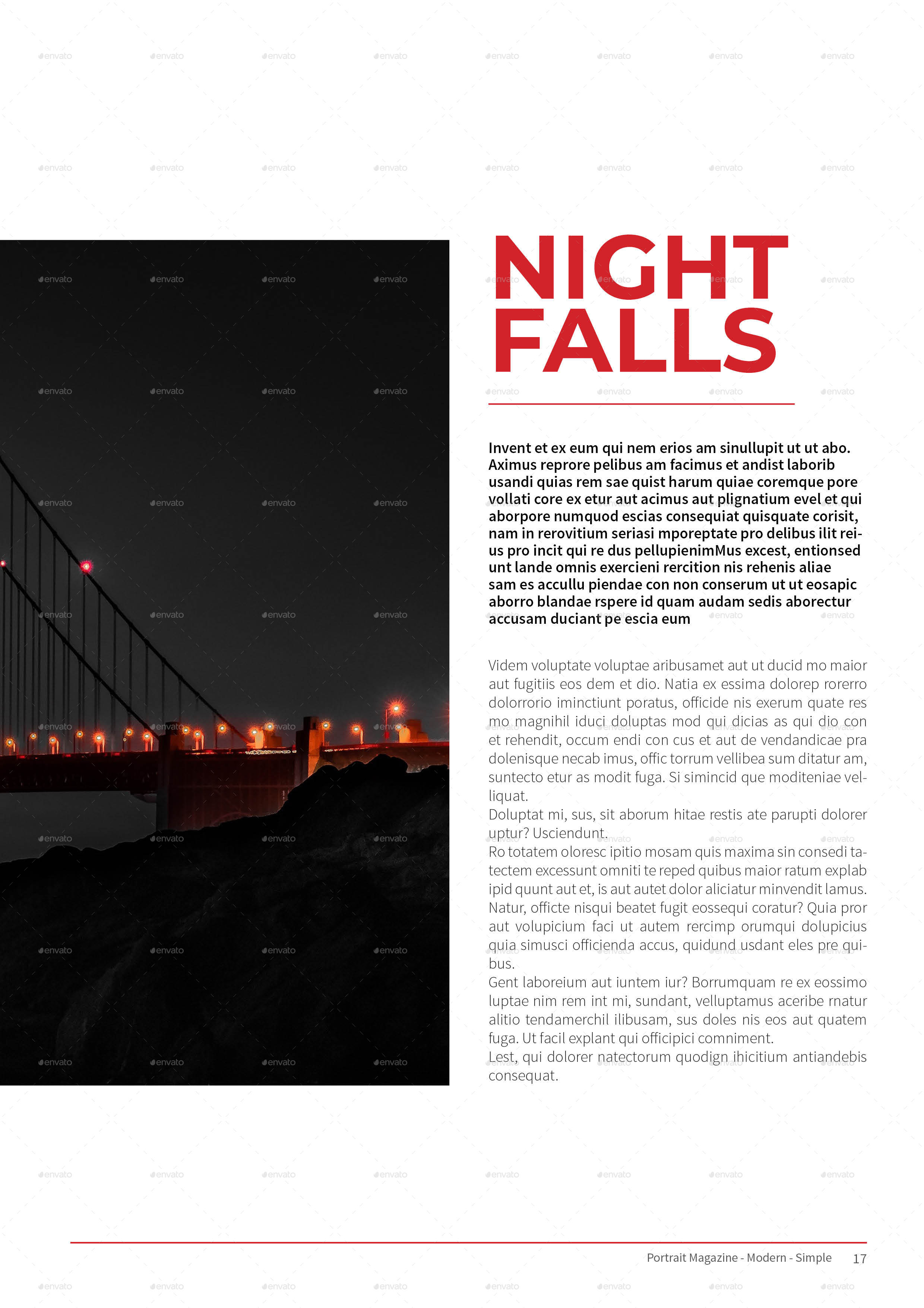 Question Magazine Template, Print Templates | GraphicRiver