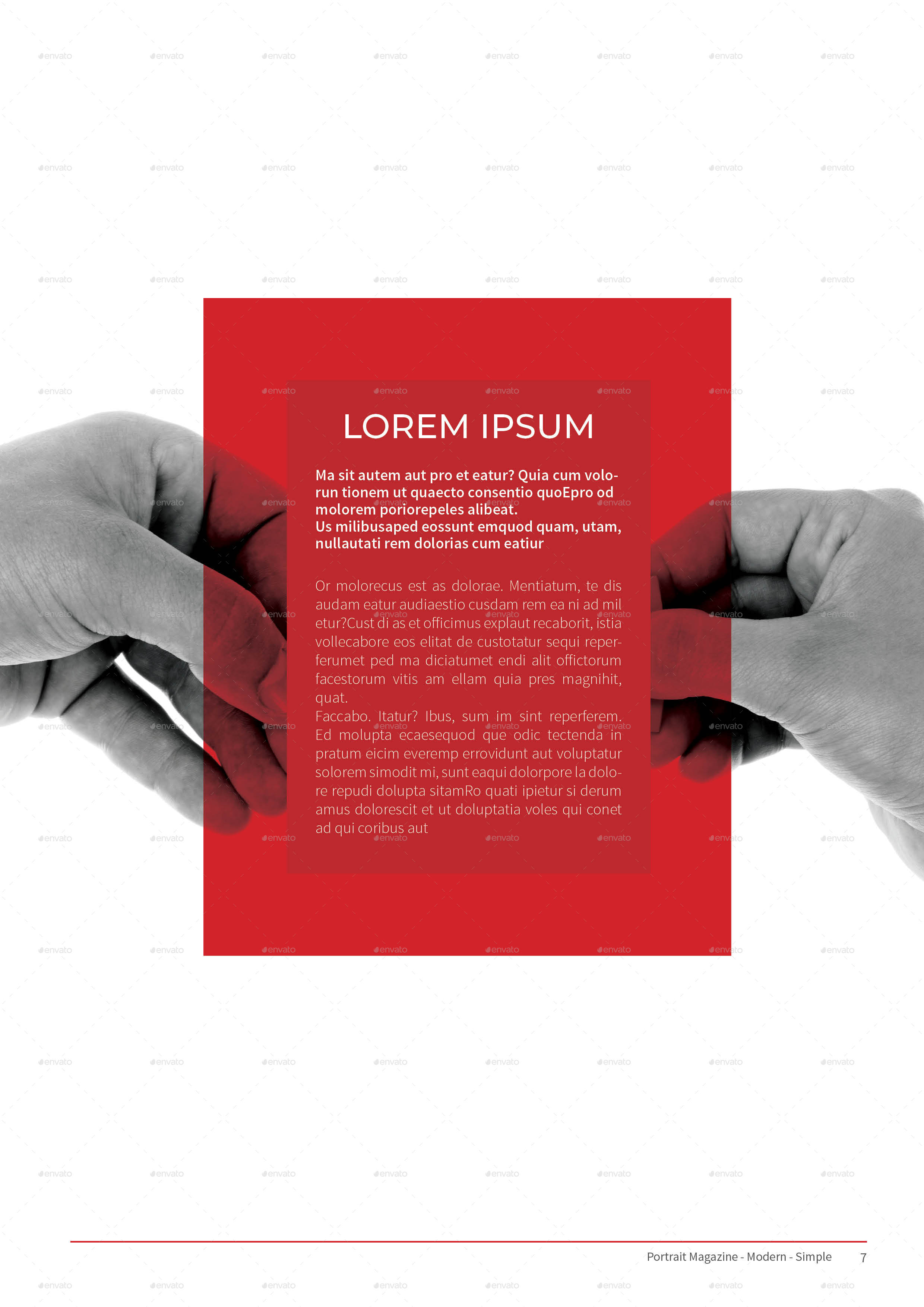 Question Magazine Template, Print Templates | GraphicRiver