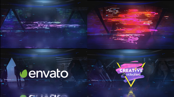 Glitch Logo Animation, After Effects Project Files | VideoHive