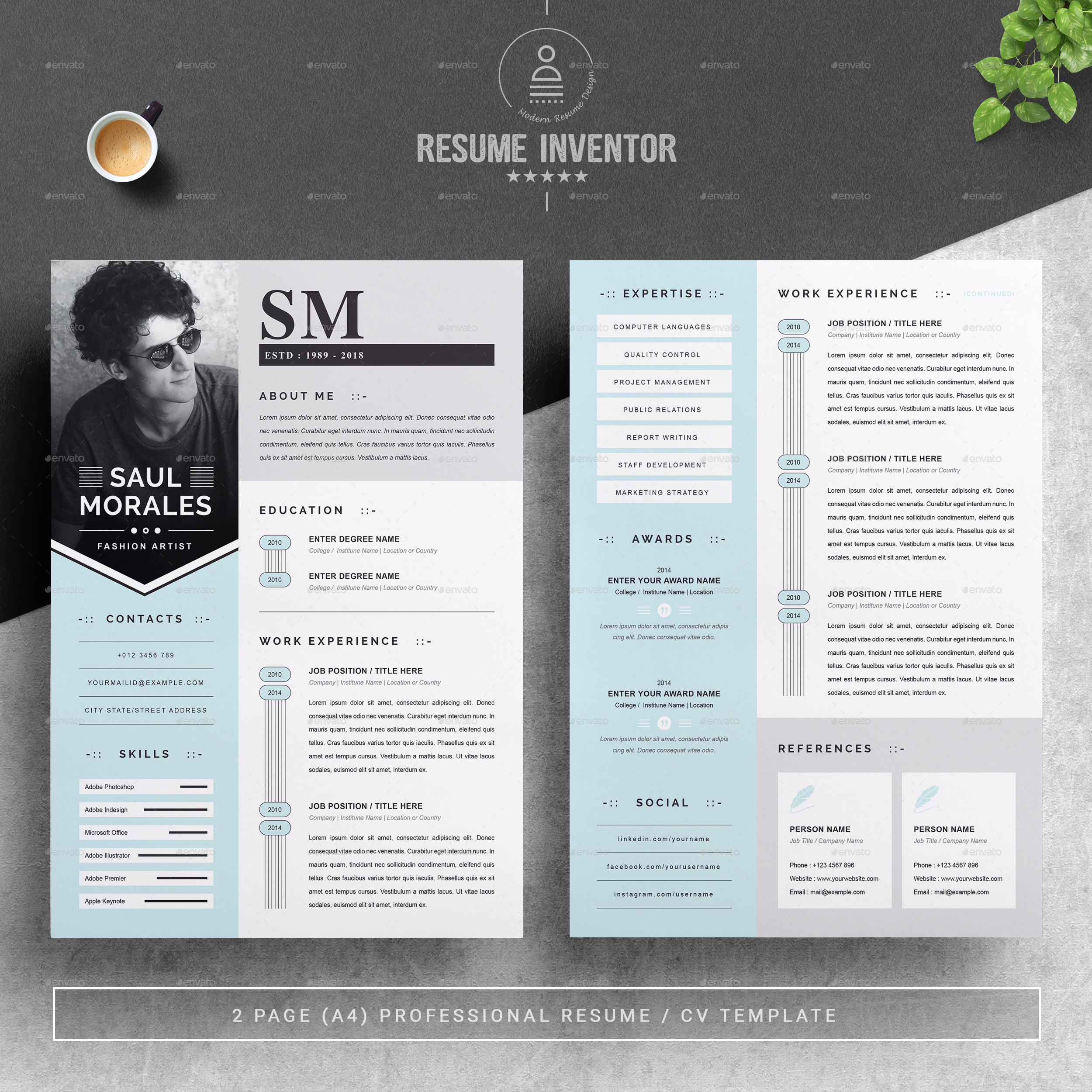 Modern Resume, Print Templates | GraphicRiver