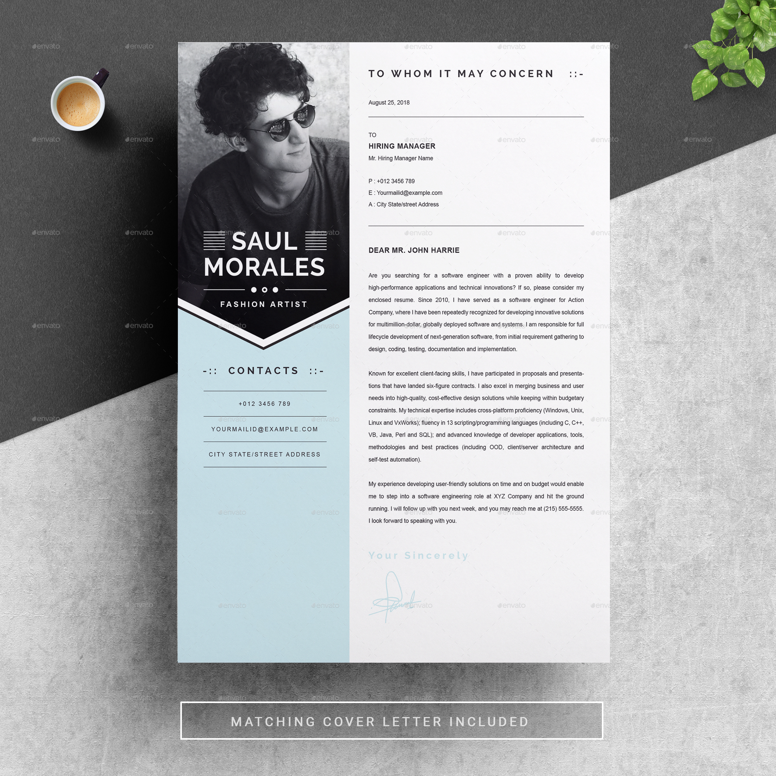 Modern Resume, Print Templates | GraphicRiver