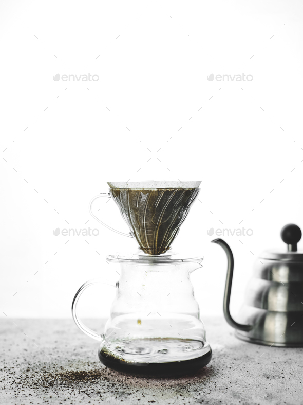 Making Filter Coffee Stock Photo by kadekferryd | PhotoDune