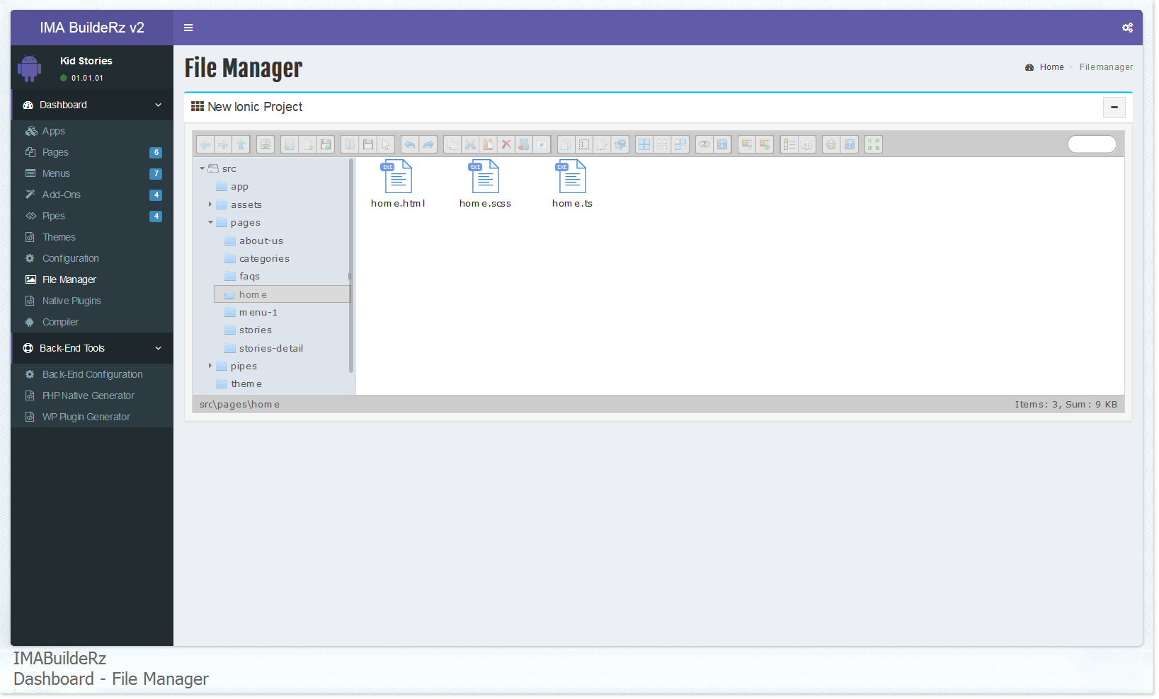 IMABuildeRz 3 - Ionic Mobile App Builder + Code Generator by CodeGenerator