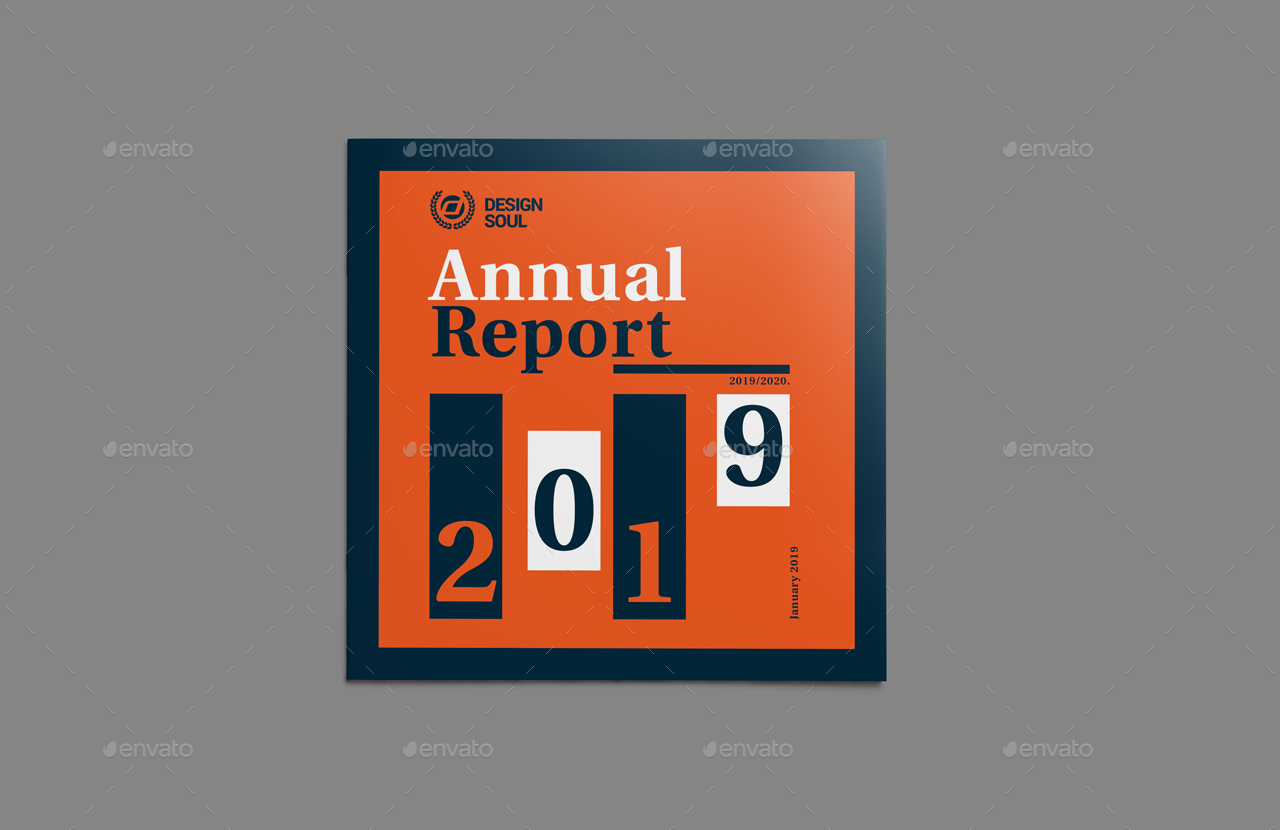 Square Annual Report, Print Templates | GraphicRiver