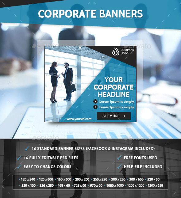 Corporate Banners by BeatusGraphics | GraphicRiver