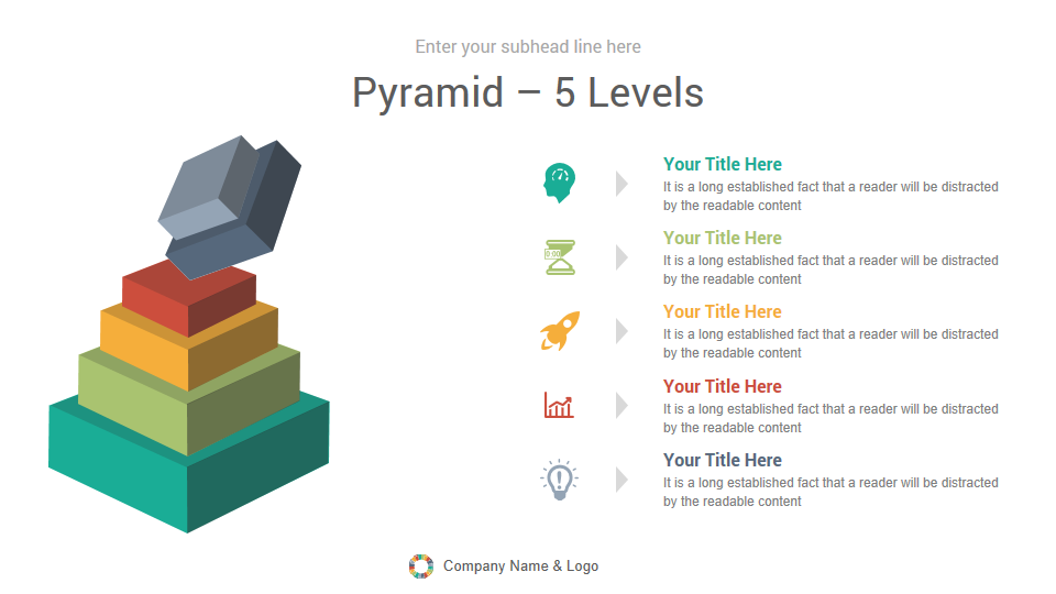 Pyramid Infographics Google Slides Template Diagrams by CiloArt ...