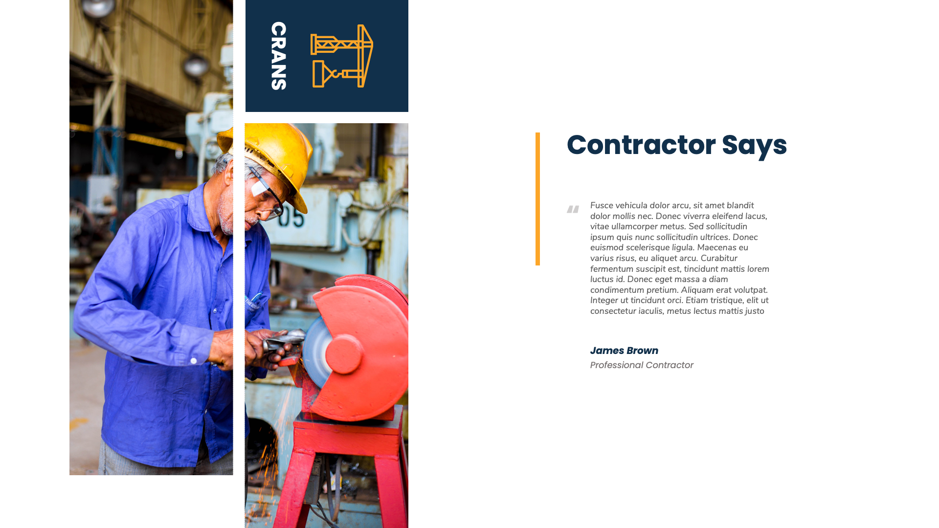 Crans - Construction & Industrial Powerpoint Template, Presentation ...