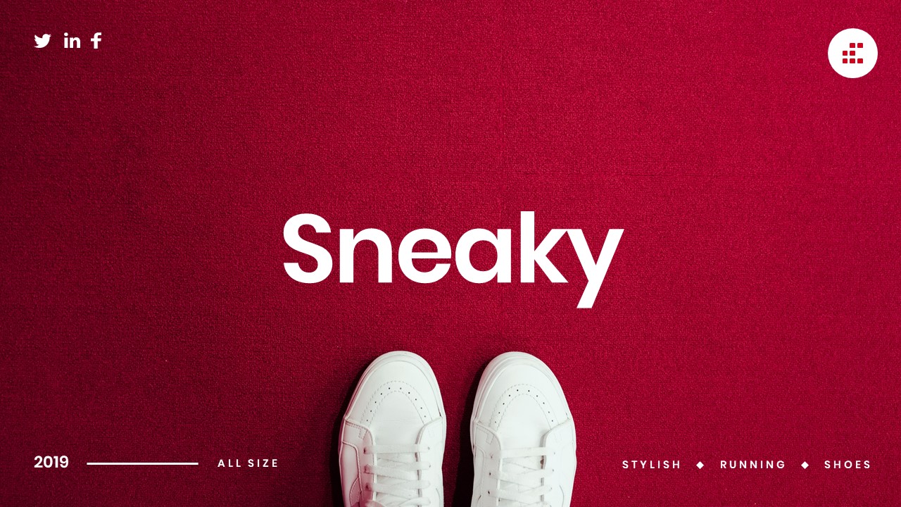 Sneaky - Sneakers PowerPoint Template, Presentation Templates ...