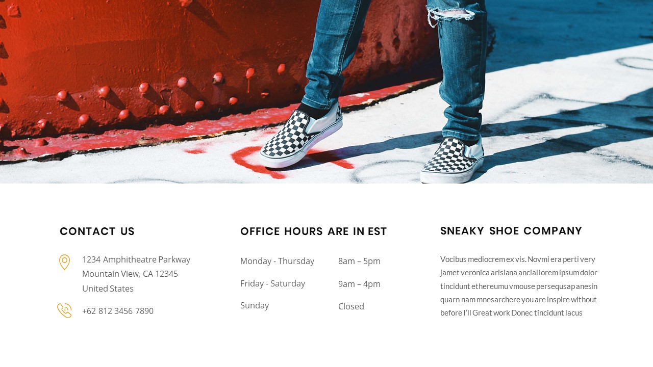 Sneaky - Sneakers PowerPoint Template, Presentation Templates ...