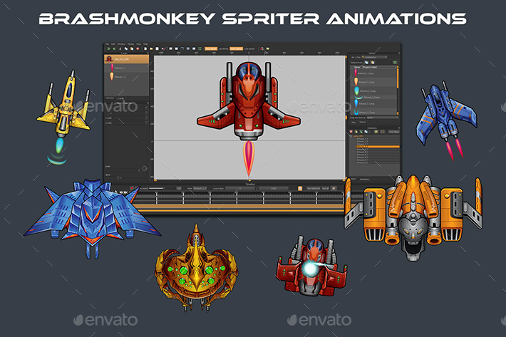 Space Shooter 2D Game Kit, Game Assets | GraphicRiver