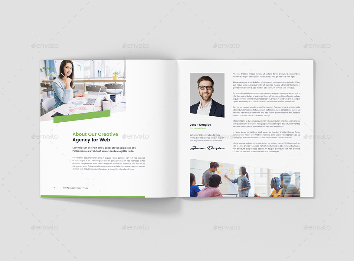 Web Agency – Company Profile Square, Print Templates | GraphicRiver