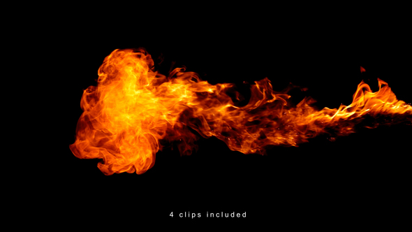 Fire Flamethrower, Stock Footage | VideoHive