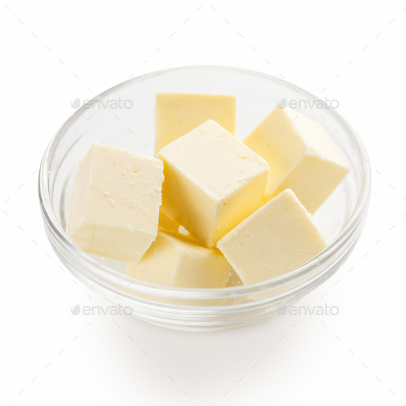 Cubes of butter in bowl Stock Photo by Prostock-studio | PhotoDune