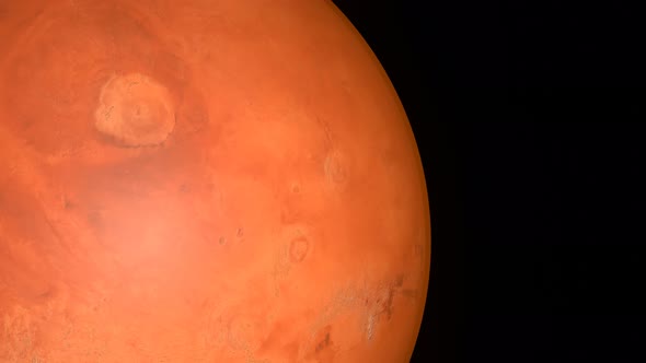 Spinning planet Mars., Motion Graphics | VideoHive