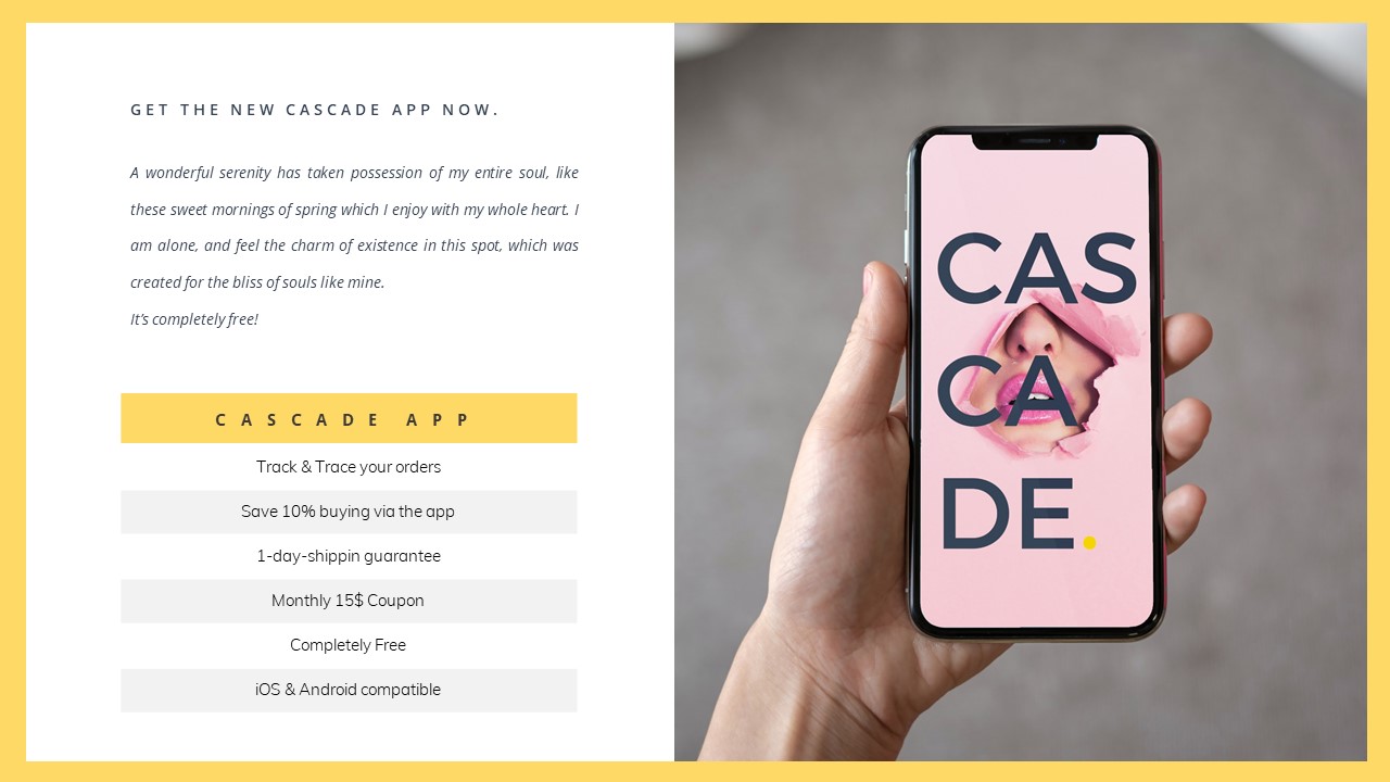 Cascade - Powerpoint Template, Presentation Templates | GraphicRiver