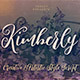Kimberly Script Font, Fonts | GraphicRiver