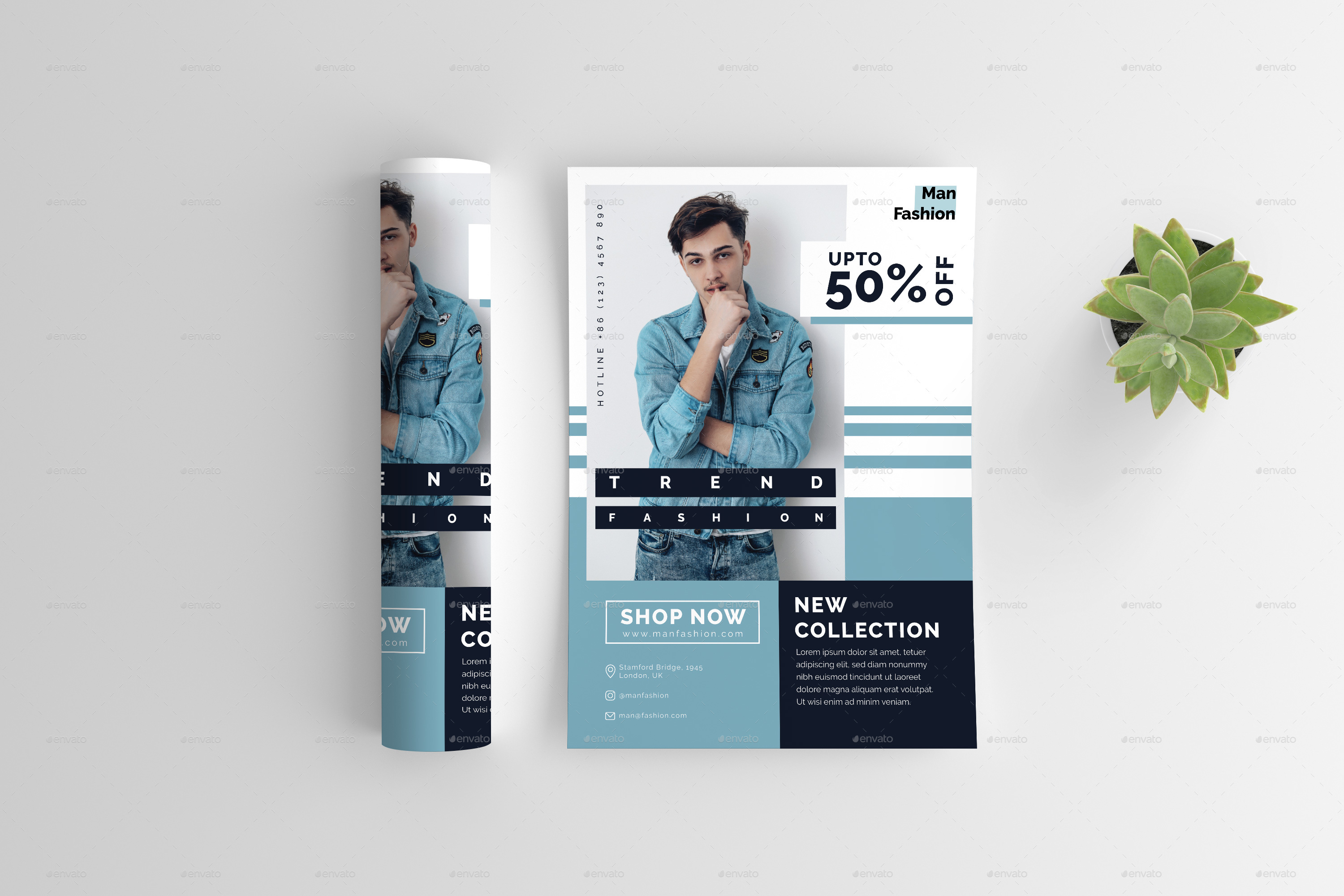 Men Fashion Flyer, Print Templates | GraphicRiver