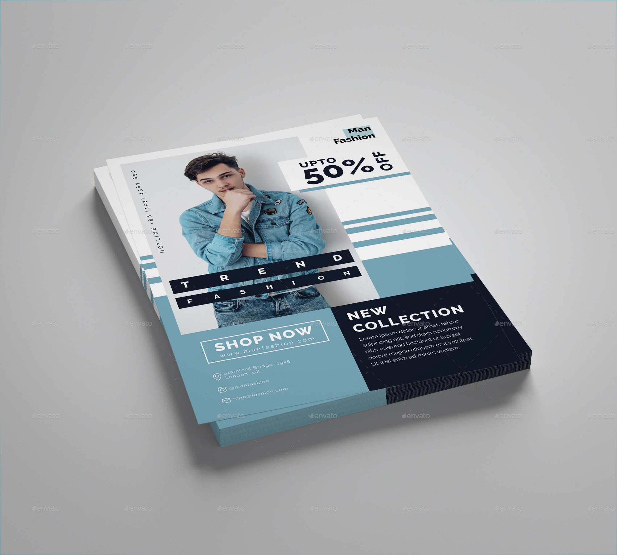 Men Fashion Flyer, Print Templates | GraphicRiver