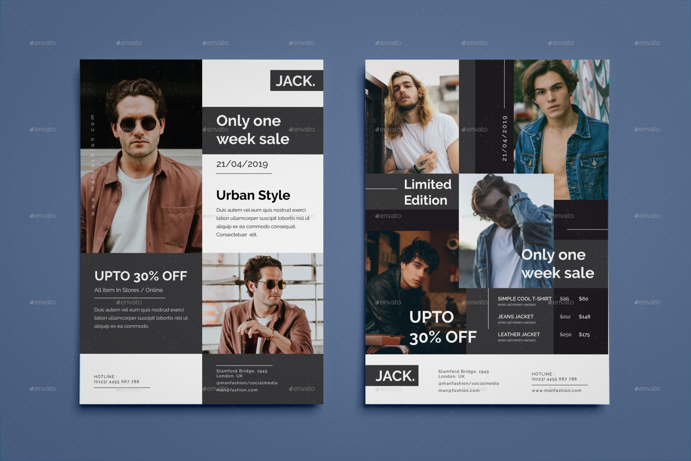 Jack - Fashion Flyer Template, Print Templates | GraphicRiver