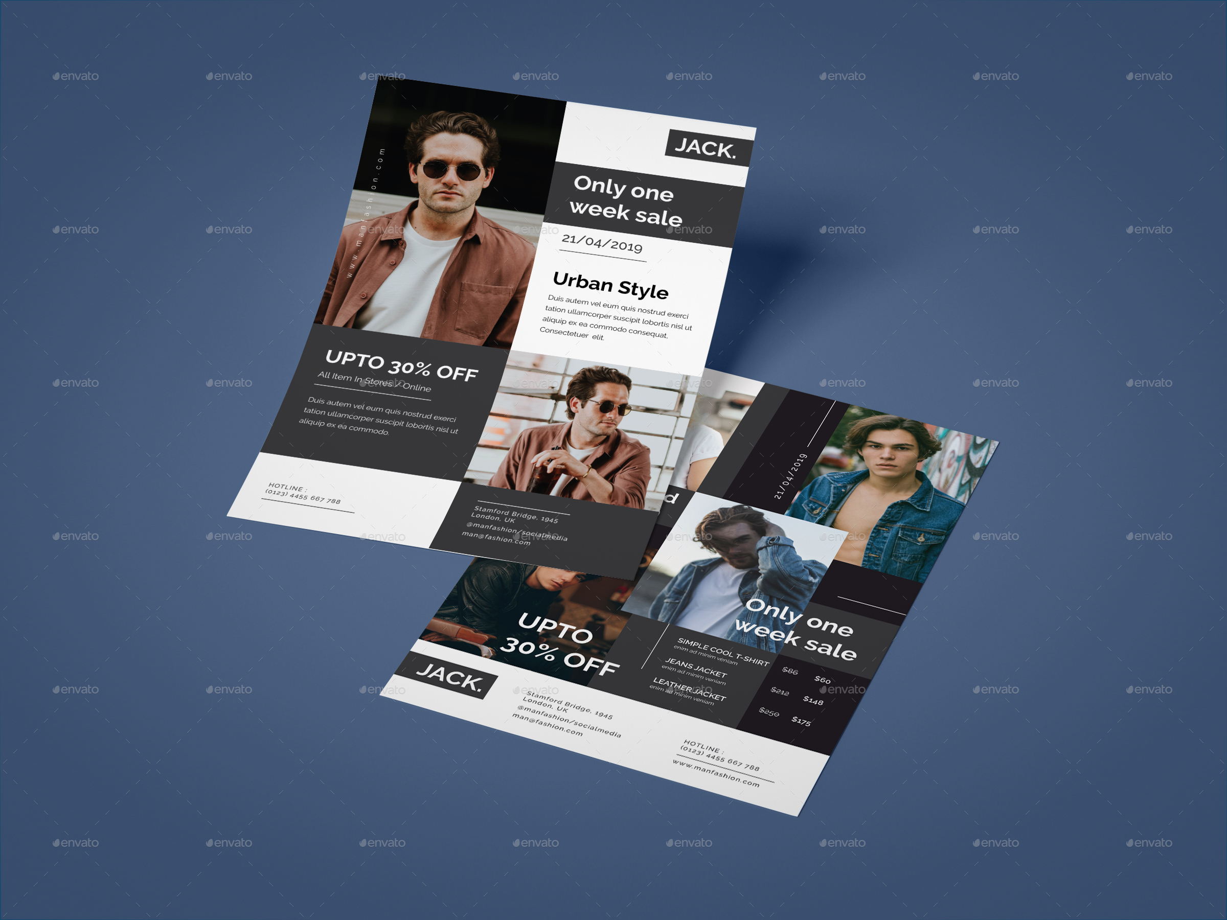 Jack - Fashion Flyer Template, Print Templates | GraphicRiver