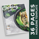Magazine Template - Cooking with Me, Print Templates | GraphicRiver
