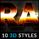 10 3D Styles vol. 04, Add-ons | GraphicRiver