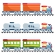 Railroad Concept, Vectors | GraphicRiver