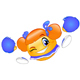 Cheerleader Emoticon, Vectors | GraphicRiver