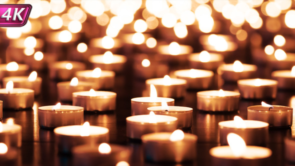 Warm Candle Light, Stock Footage | VideoHive
