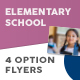 Elementary School Flyers – 4 Options, Print Templates | GraphicRiver
