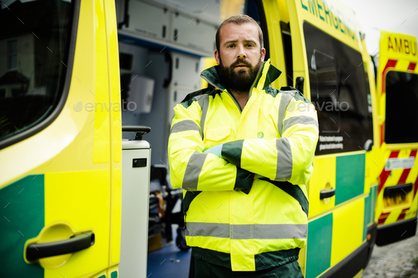 Paramedics at work with an ambulance Stock Photo by Rawpixel | PhotoDune