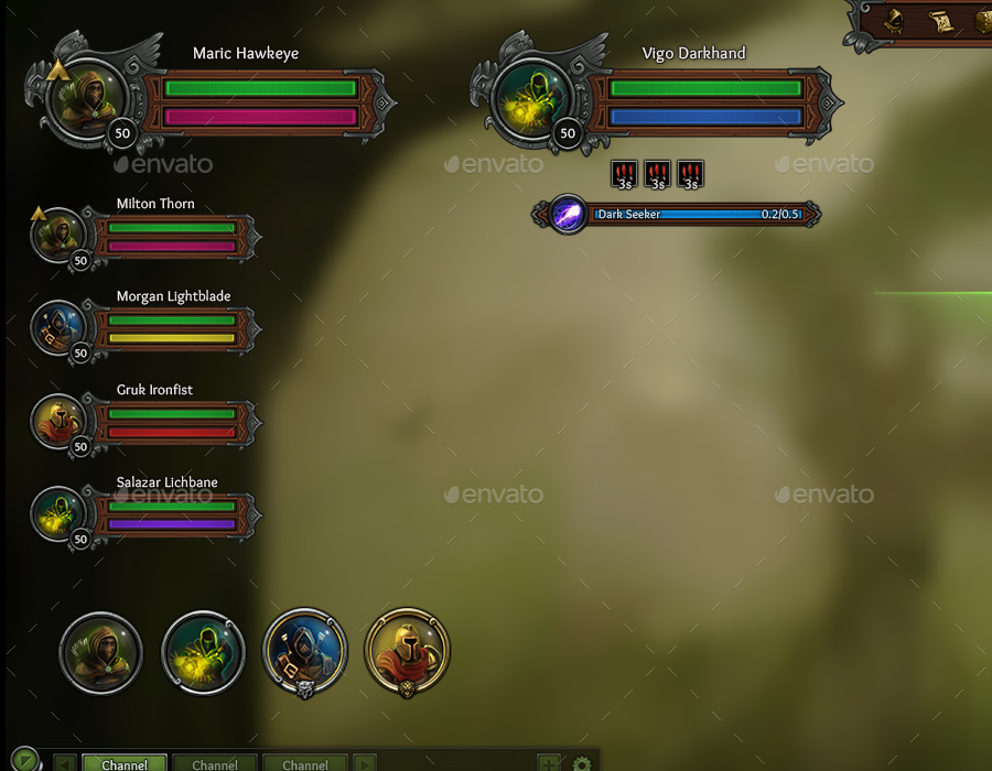 Ranger - RPG User Interface, Game Assets | GraphicRiver