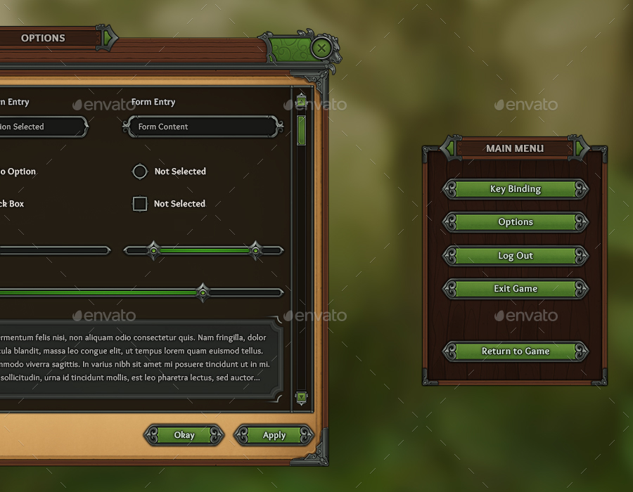 Ranger - RPG User Interface, Game Assets | GraphicRiver