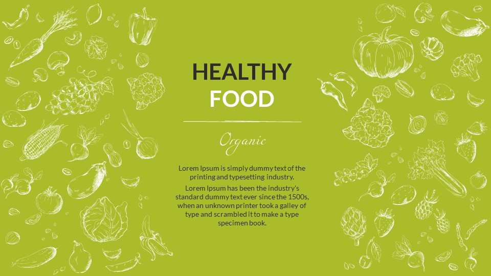 Vegan PowerPoint Presentation Template, Presentation Templates ...